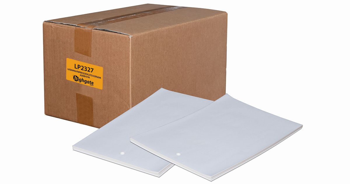 Legging Paper, Personal Protection Equipment Australia - Highgate Group